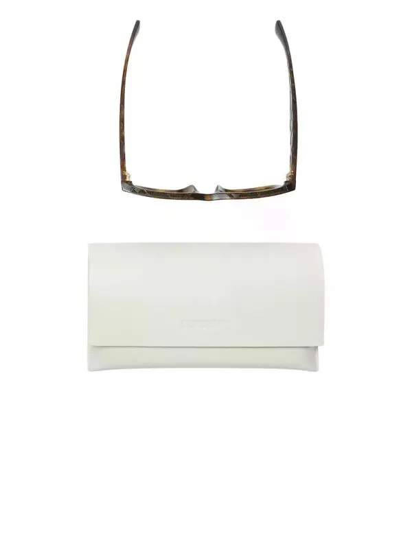 Burberry Rectangular-frame Logo Sunglasses