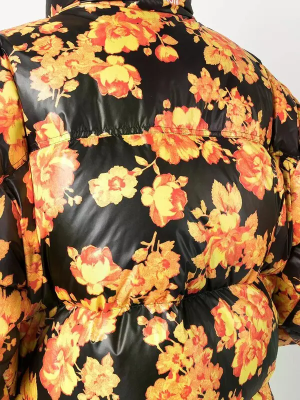 Vetements Floral-print Puffer Jacket