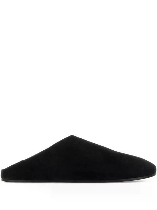 THE ROW Hudson Suede Slides
