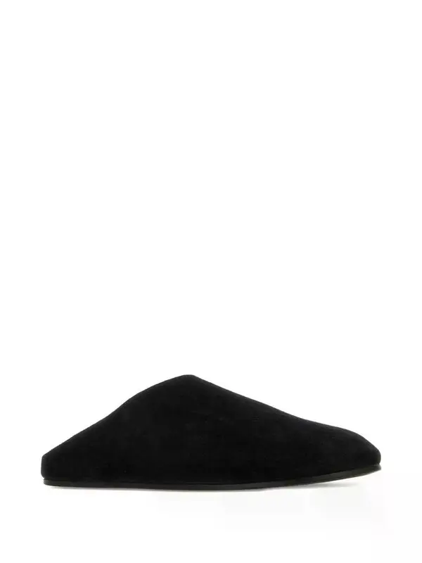THE ROW Hudson Suede Slides