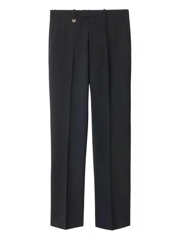 Burberry Logo-detail Tailored Trousers