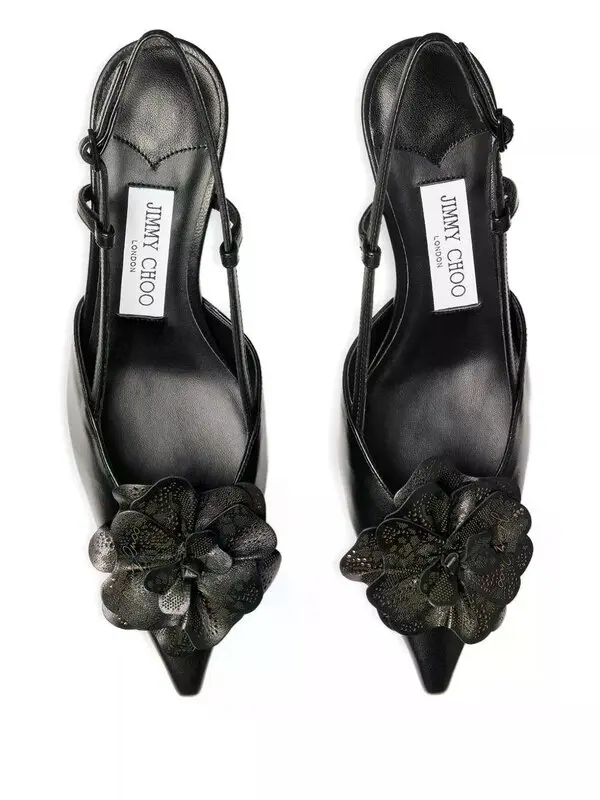 JIMMY CHOO Mimmi 50 Slingback Pumps - Black