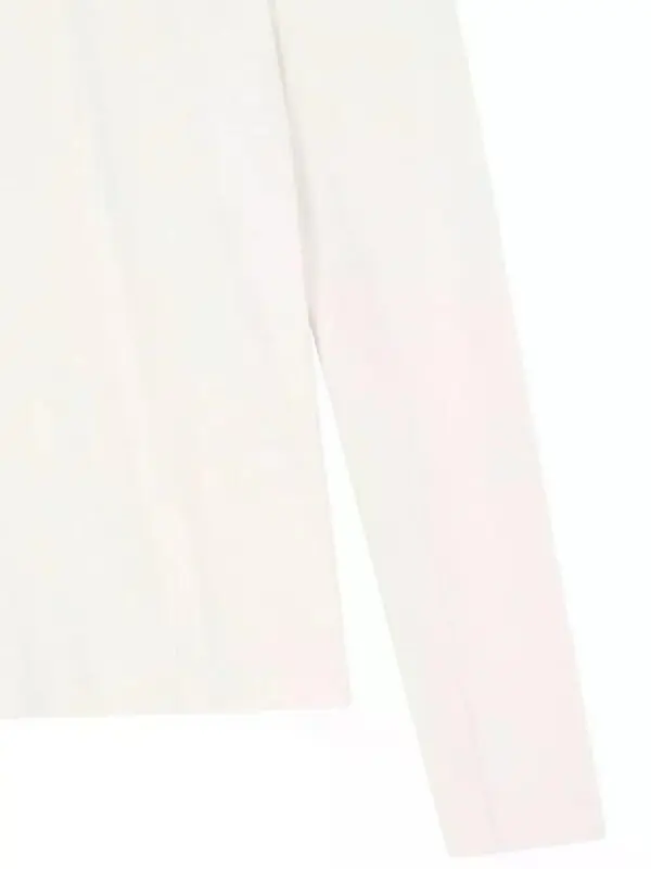 STUDIO TOMBOY Long Sleeve Fleece Lined Turtleneck Top - Neutrals