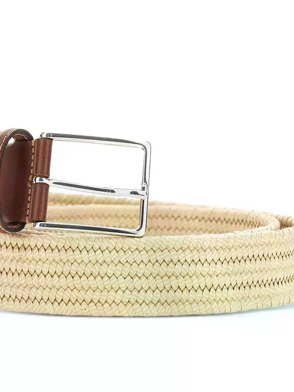 ATHISON Woven Pin-buckle Belt