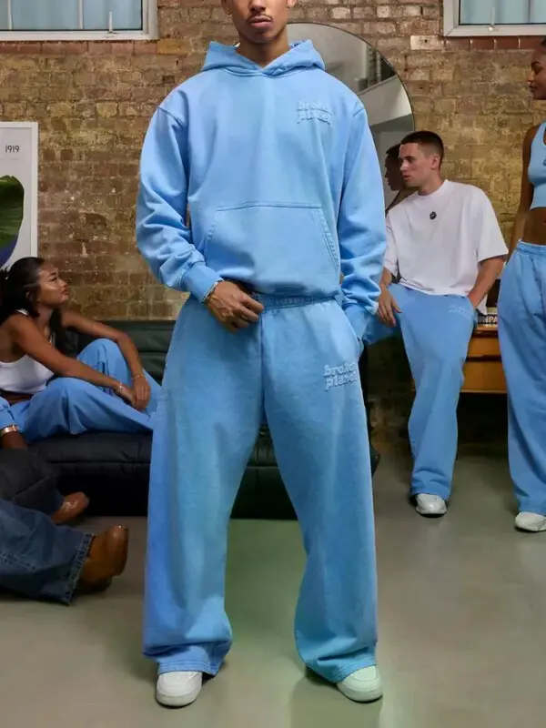 BROKEN PLANET Wide-leg Track Pants