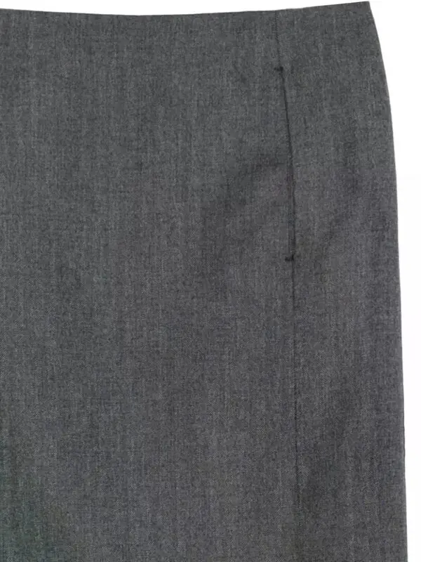 ENTIRE STUDIOS Slit-detail Midi Skirt