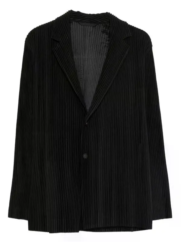 Issey Miyake Plissé Single-breasted Blazer