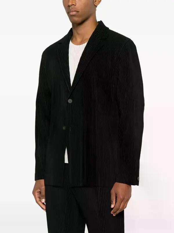 Issey Miyake Plissé Single-breasted Blazer