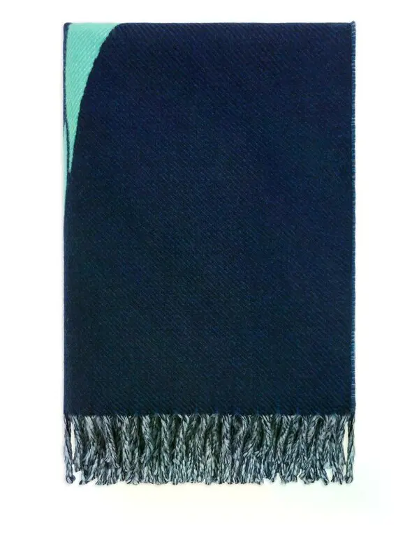Burberry Ekd Equestrian-knight Jacquard Blanket