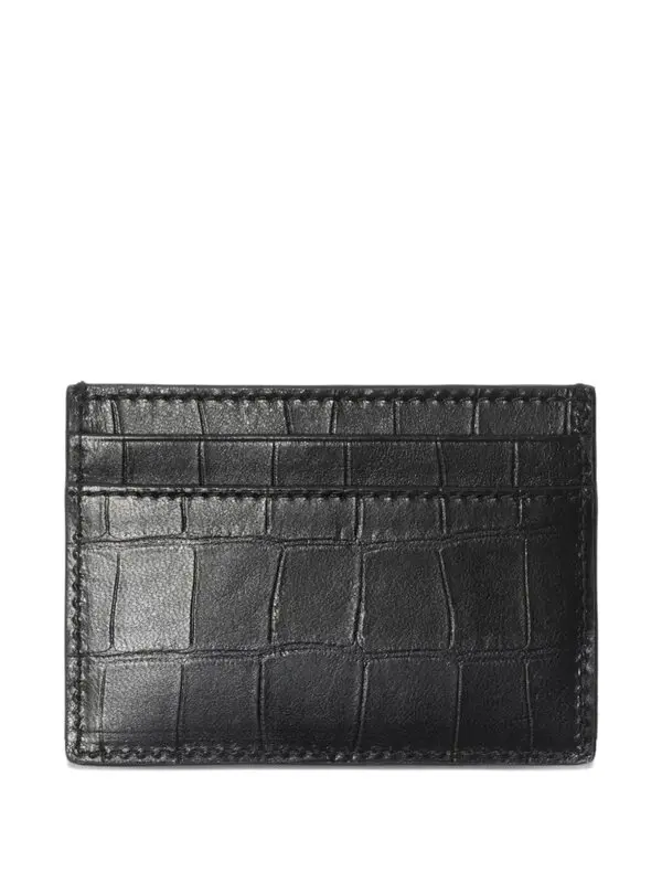 Burberry Cotswolds Crocodile-effect Logo Wallet