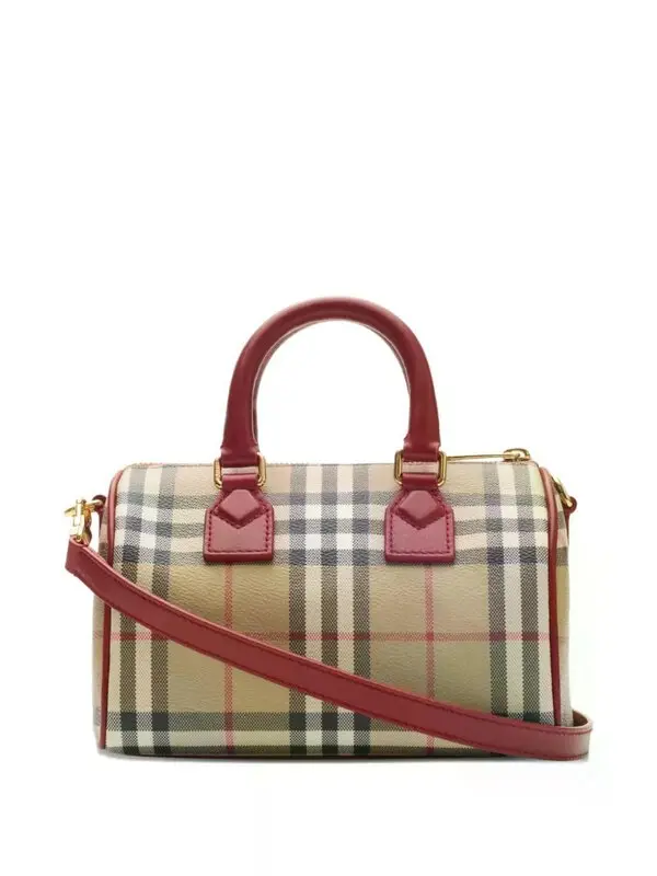 Burberry Mini Check Bowling Bag
