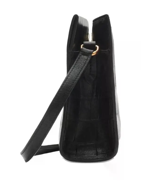 Burberry Cotswolds Crocodile-effect Shoulder Bag
