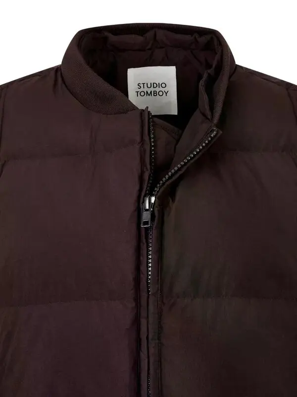 STUDIO TOMBOY Detachable-hood Vest - Brown