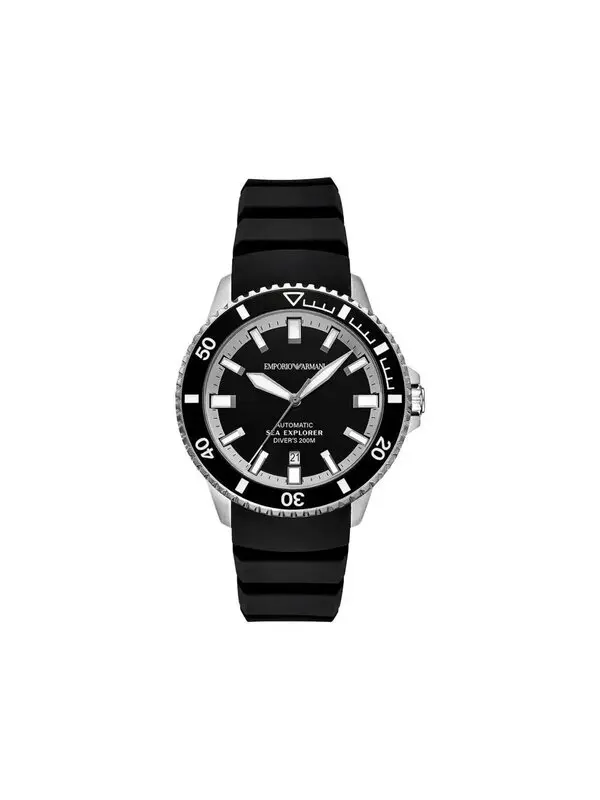 Emporio Armani Sea Explorer 42mm Strap Watch - Black