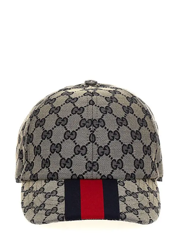 Gucci Original Gg Fabric Cap - Blue