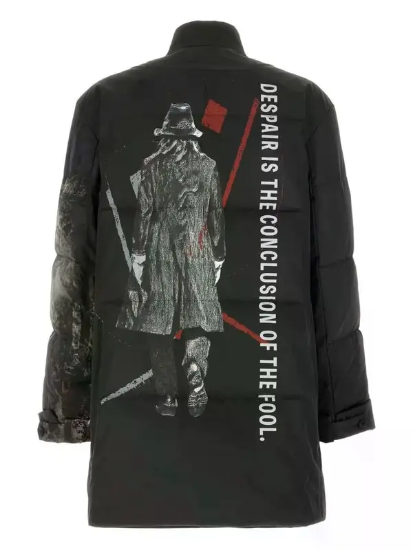 Yohji Yamamoto Padded High-neck Coat