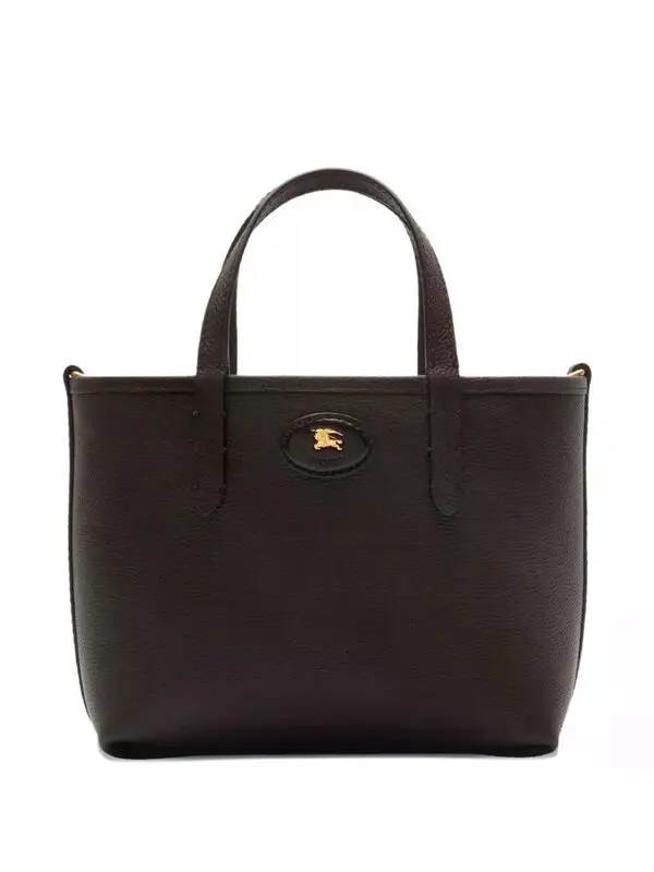 Burberry Mini Bloomsbury Reversible Check Tote Bag - Brown