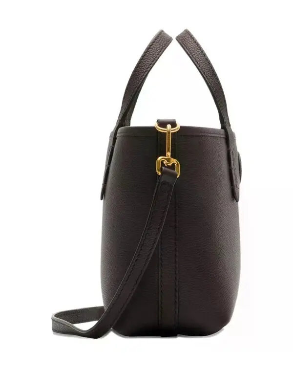 Burberry Mini Bloomsbury Reversible Check Tote Bag - Brown