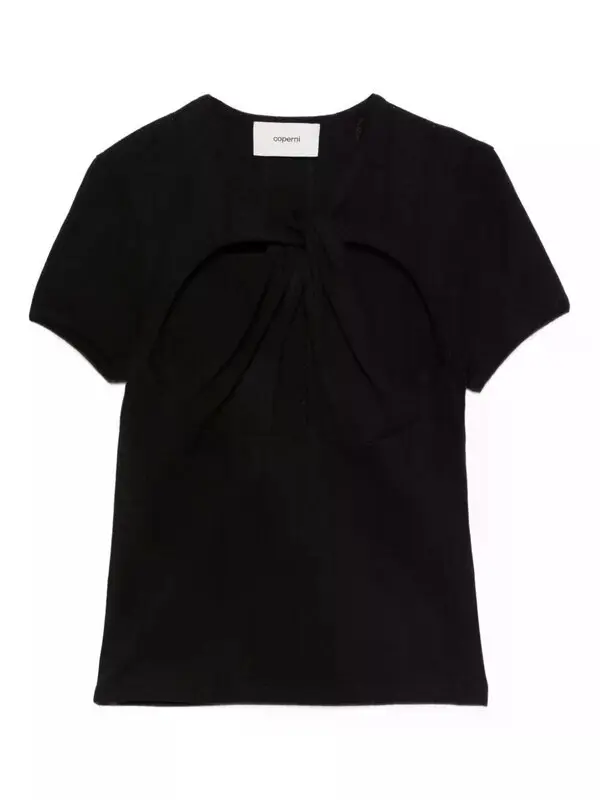 Coperni Cut-out Detail T-shirt