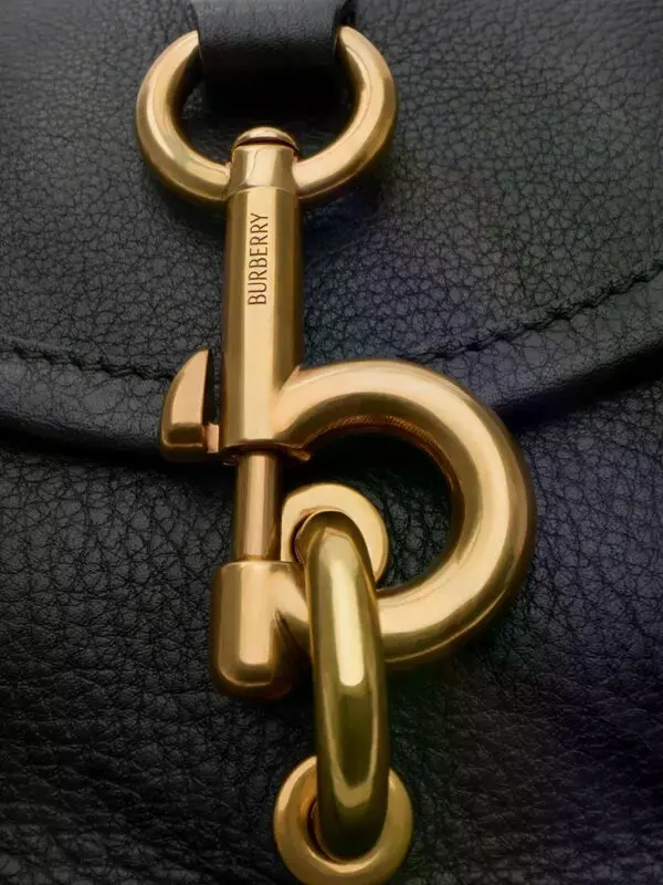 Burberry Mini B Clip Cross Body Bag - Black