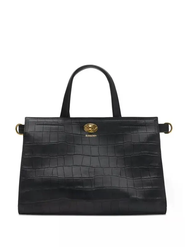 Burberry Small Cotswolds Tote Bag - Black