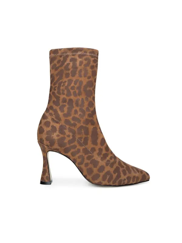 L'Agence Severine Leopard Print Stretch-suede Boots - Leopard Suede