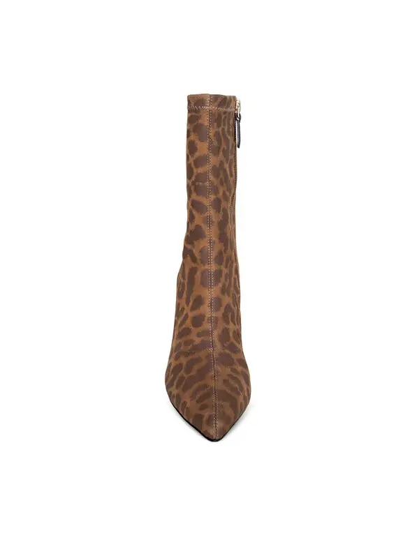 L'Agence Severine Leopard Print Stretch-suede Boots - Leopard Suede