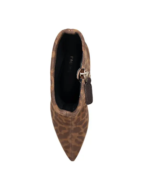 L'Agence Severine Leopard Print Stretch-suede Boots - Leopard Suede