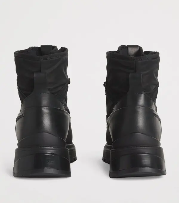 Canada Goose Leather Waterproof High Top Boots - Black