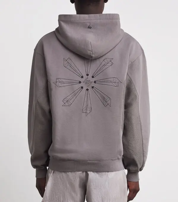 REPRESENT 247 Uprising Zip-up Hoodie - Grey