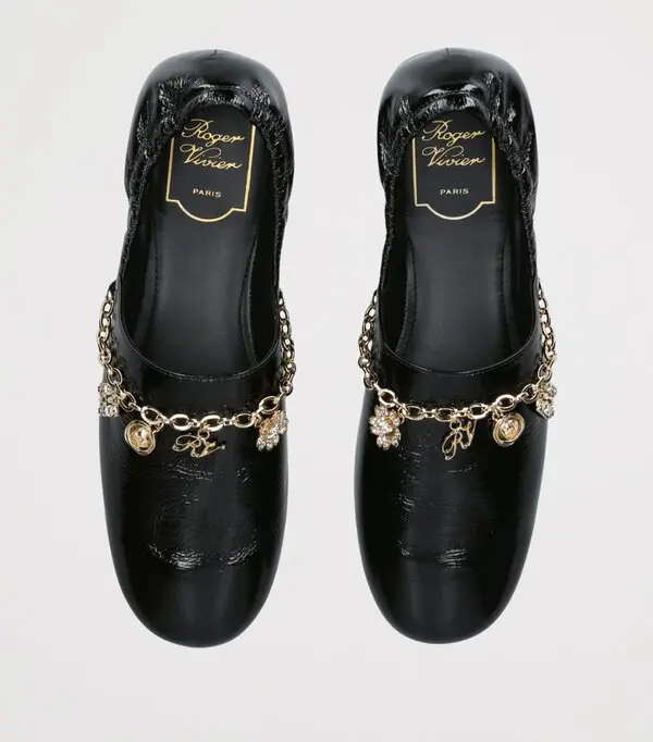 ROGER VIVIER Embellished Ballet Flats