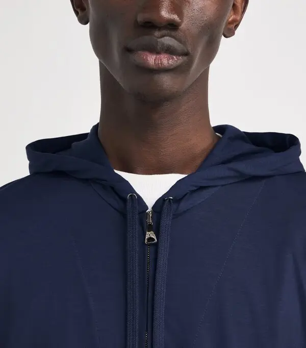 Derek Rose Basel Zip-up Hoodie
