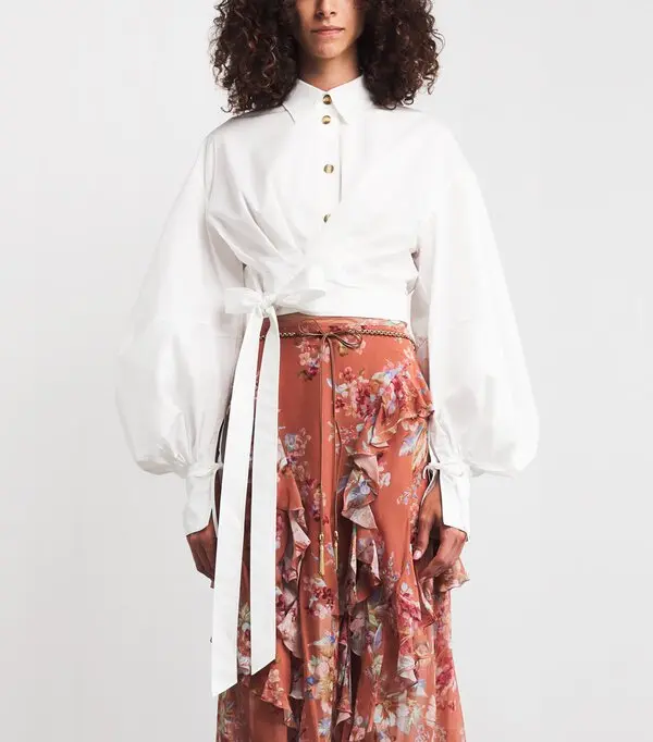Zimmermann Cotton Poplin Rebellion Blouse