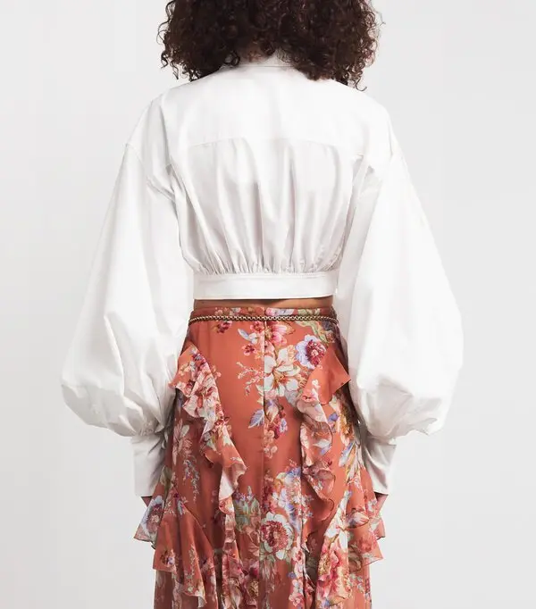 Zimmermann Cotton Poplin Rebellion Blouse