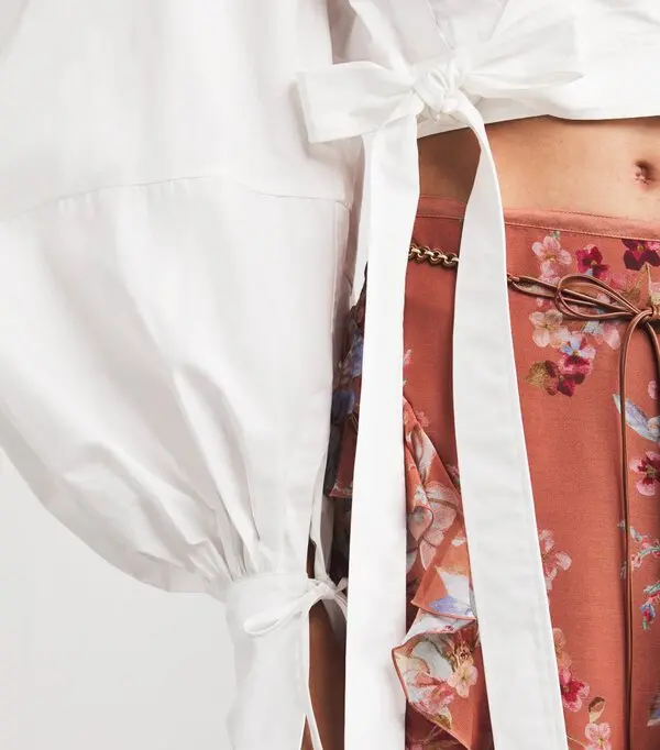 Zimmermann Cotton Poplin Rebellion Blouse