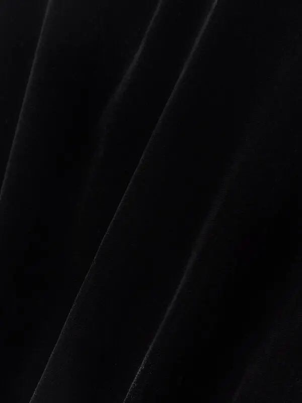 VIOLANTE NESSI Velvet Maxi Skirt