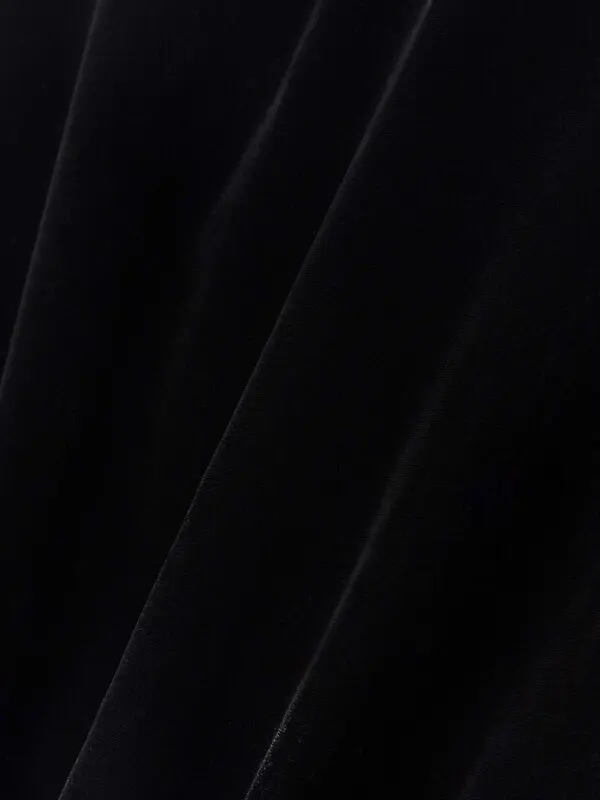 VIOLANTE NESSI Velvet Maxi Skirt