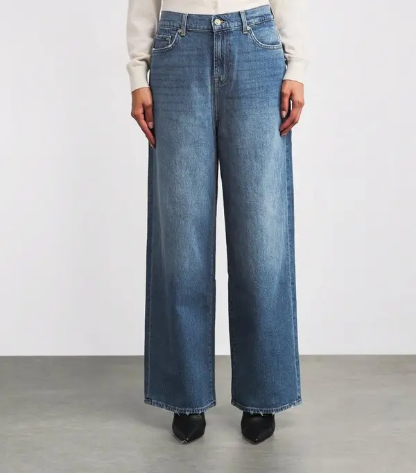 7 For All Mankind Low Straight Jeans