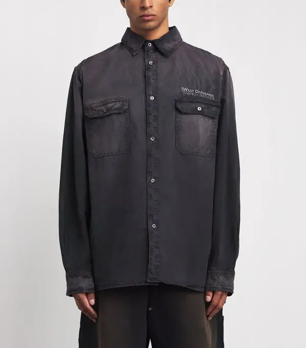 WILLY CHAVARRIA Denim Corcoran Shirt