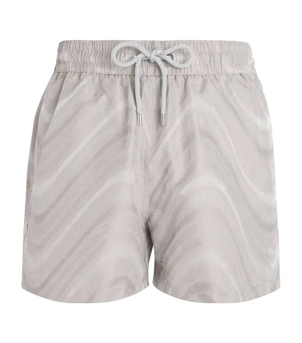Frescobol Carioca Jacquard Rio Swim Shorts - Grey