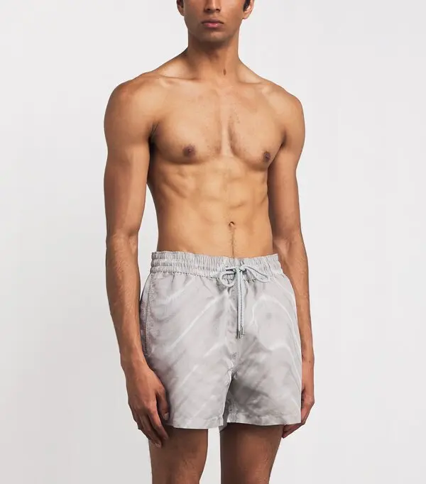Frescobol Carioca Jacquard Rio Swim Shorts - Grey