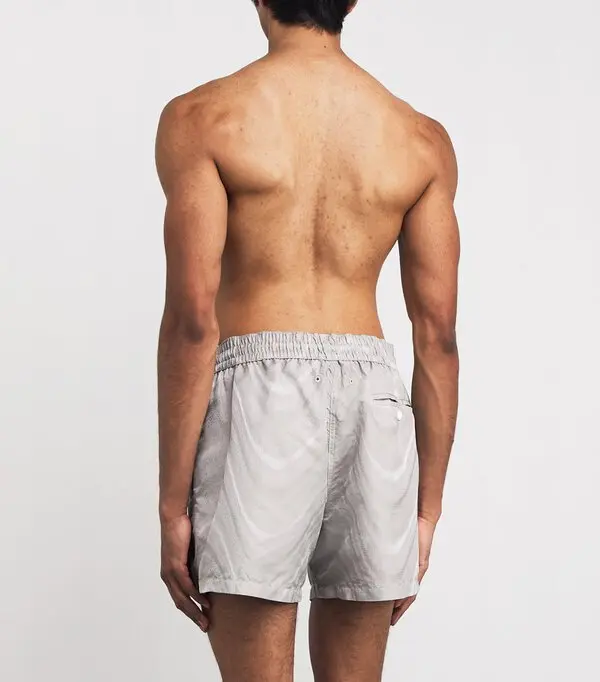 Frescobol Carioca Jacquard Rio Swim Shorts - Grey