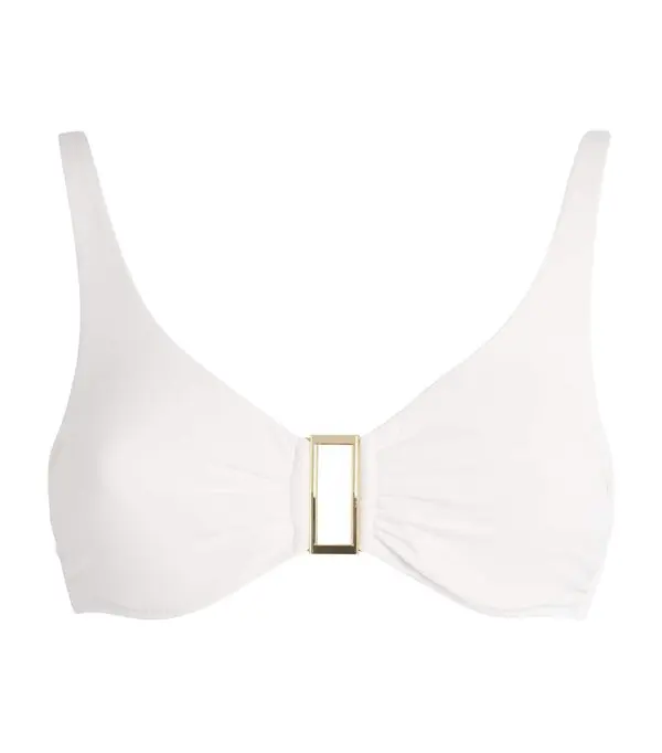 Melissa Odabash Bel Air Ring Bikini Top - White