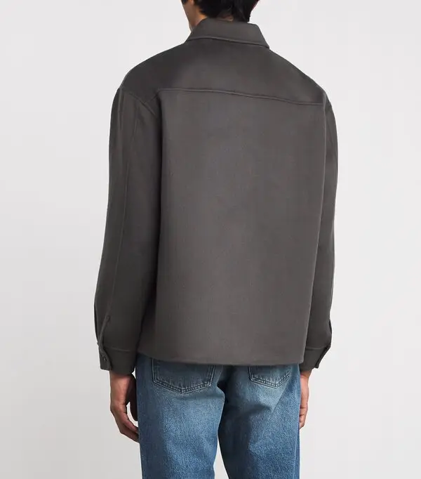 FRAME Wool Overshirt - Grey