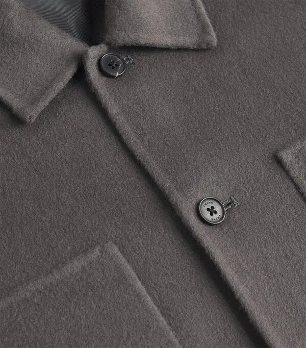 FRAME Wool Overshirt - Grey
