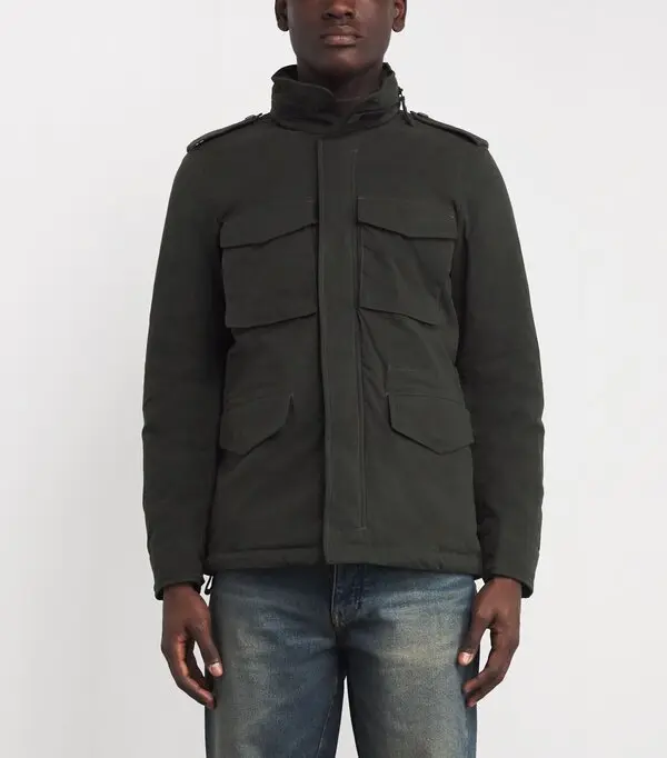 Aspesi Canvas Water-resistant Field Jacket - Green