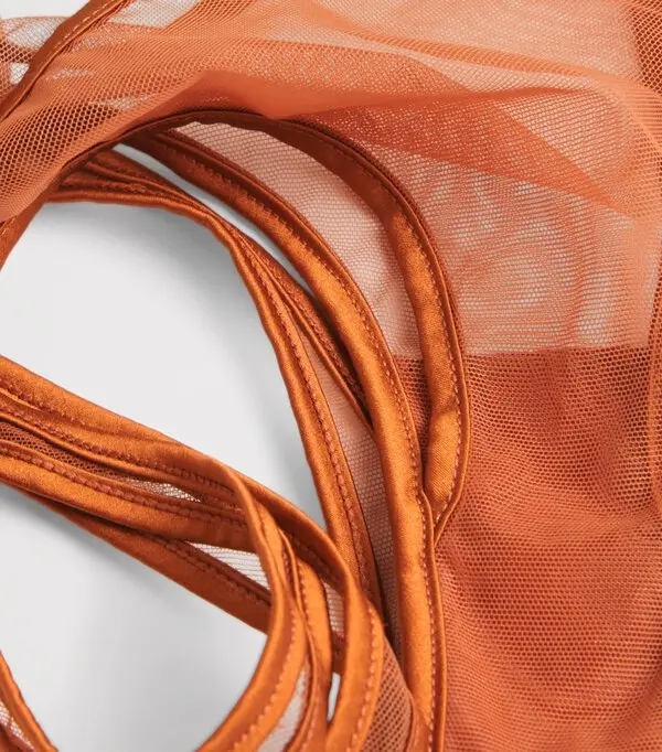 Kiki De Montparnasse Mesh Maxim Thong - Orange