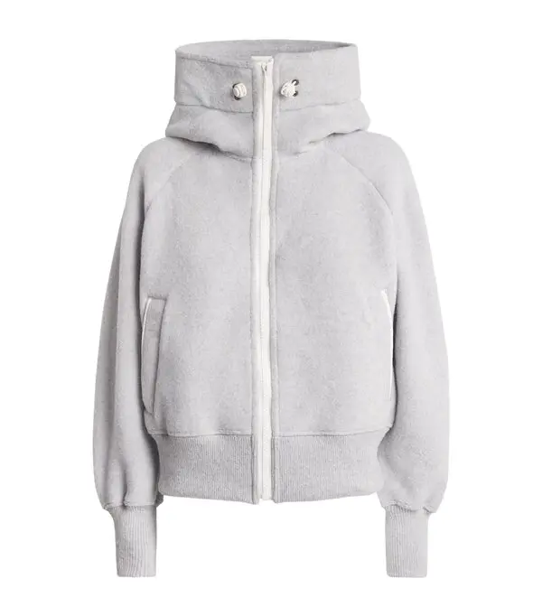 Canada Goose Wool-blend Fleece Chilliwack Bomber Jacket - Grey