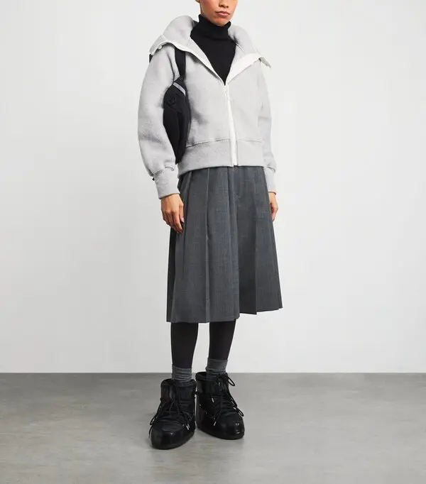 Canada Goose Wool-blend Fleece Chilliwack Bomber Jacket - Grey