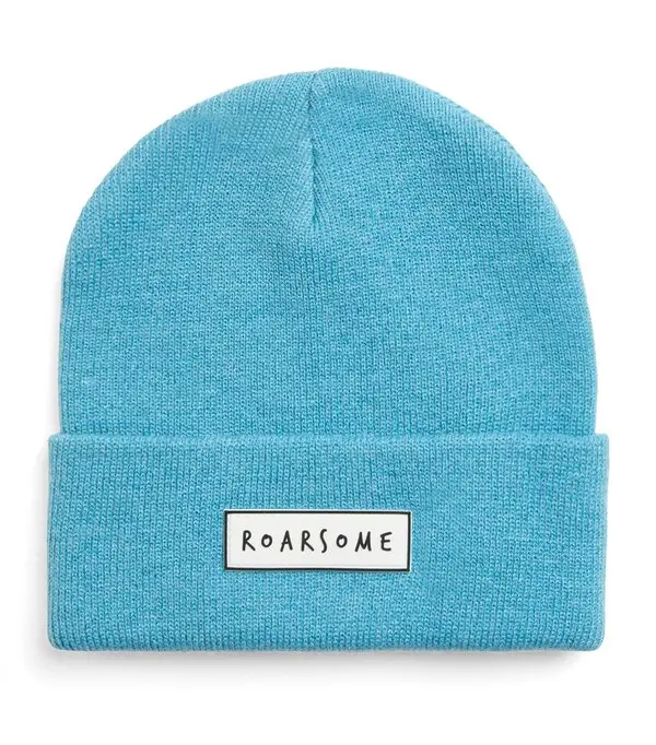 ROARSOME Knitted Logo Beanie - Blue
